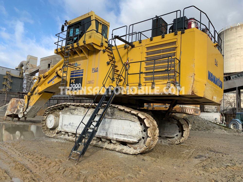 Komatsu PC3000-6 Backhoe Automatico Ingeniería civil y carreteras ...